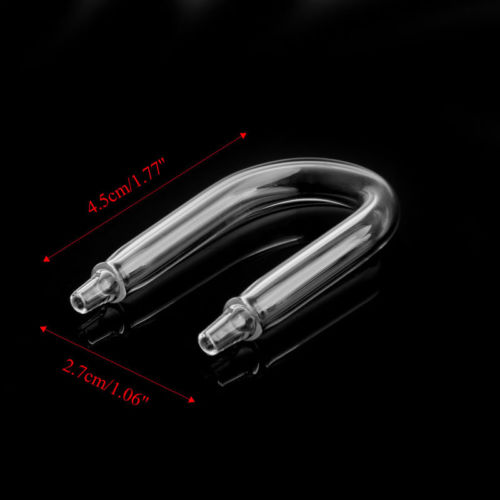 U Shape Tube หลอดแก้ว / สแตนเลส รูปทรงตัวยู ป้องกันสายยาง Co2 หักงอตรง ...