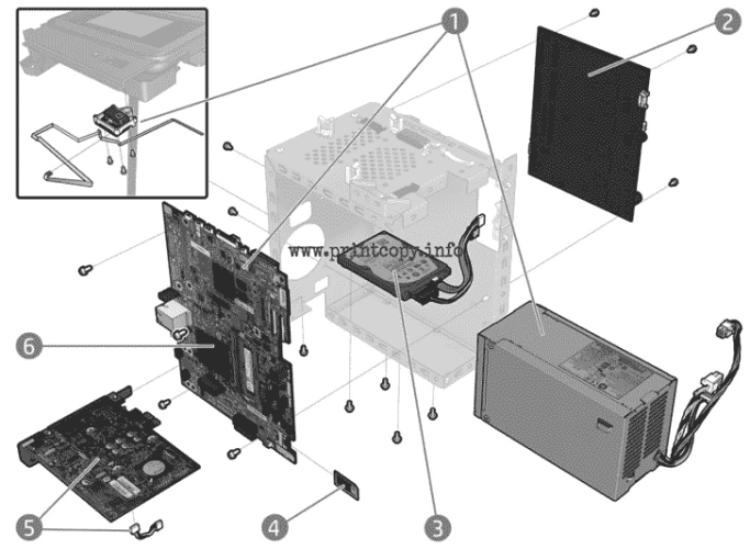 HDD SATA /FW 6INK DesignJet Z6 3WO original new #T8W16-67021