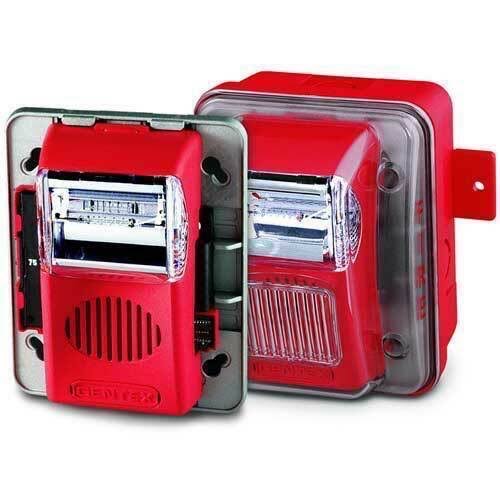 GENTEX รุ่น WGEC24-75WR 24V Weatherproof Horn Strobe - Red