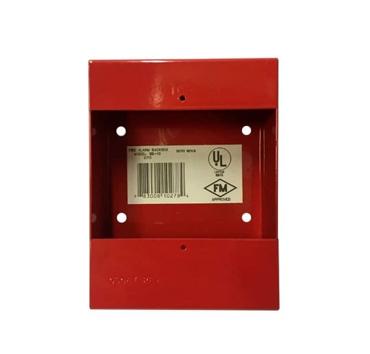 NOTIFIER Surface back-box for all NBG-10 or NBG-12; except NBG-12LRA.model SB10