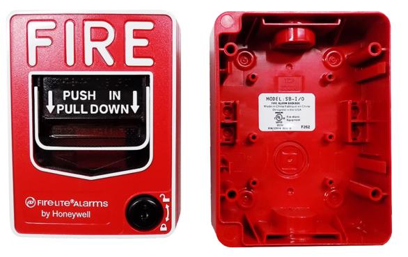 FIRE-LITE Dual action station Key lock, with with Gasket and SB-I/O ...