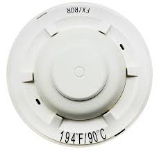 SYSTEM SENSOR Heat Detector, Dual Circuit Rate of Rise and Fixed ...