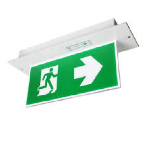 DYNO รุ่น X2H-S10N-2D (1142), RECESS EXIT, LED 10W, 3 HRS.(รุ่นฝังฝ้า ...