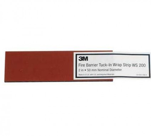 3m Fire Barrier Wrap Strip, 2-1/2 In.x 4 in. L,model. WS400