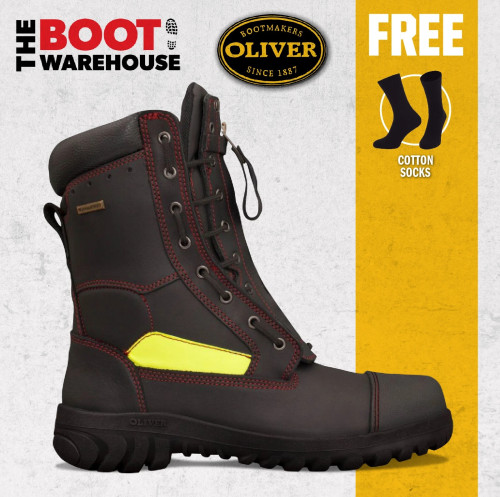 OLIVER 66495 Firefighter Boot Water-Proof Flame-Retardant
