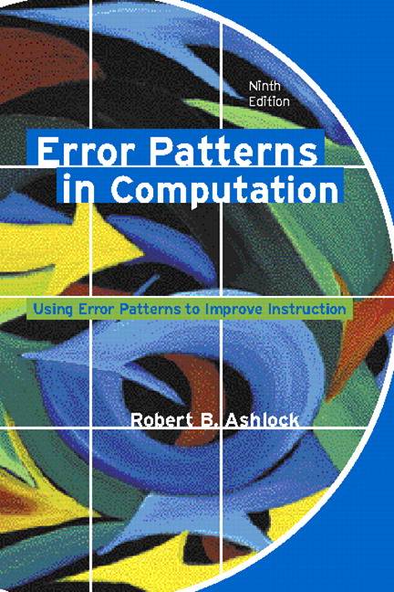 Error Patterns in Computation : Using Error Patterns to Improve ...
