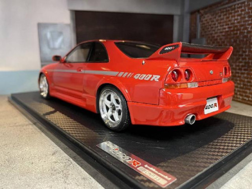 IG2253 1:18 Nismo R33 GT-R 400R Red [Width 10 Length 25 Height 7 cms]