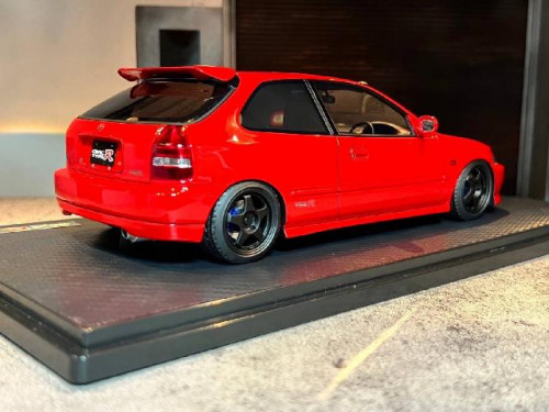 Ignition: IG2677 1:18 Honda Civic (EK9) Type R Red [Width 9 Length 23 ...