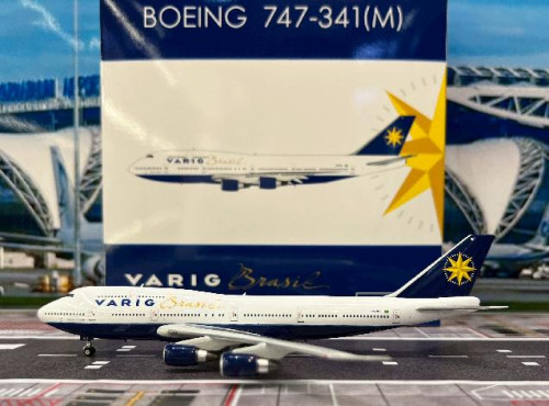 Phoenix 1:400 Varig 747-300 PP-VNH PH12064 [Width 16 Length 17.5 Height ...