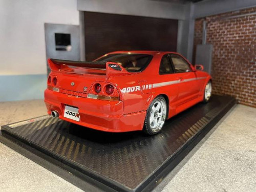 IG2253 1:18 Nismo R33 GT-R 400R Red [Width 10 Length 25 Height 7 cms]