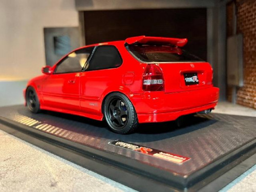 Ignition: IG2677 1:18 Honda Civic (EK9) Type R Red [Width 9 Length 23 ...
