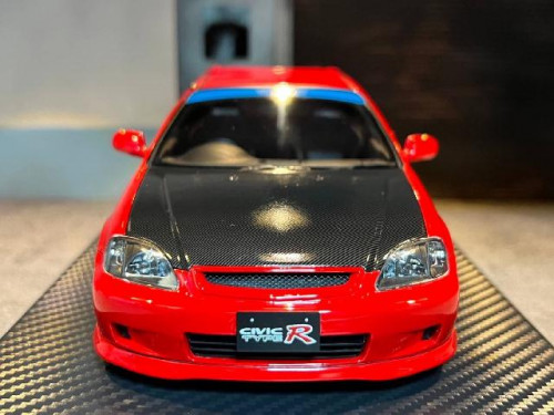 Ignition: IG2677 1:18 Honda Civic (EK9) Type R Red [Width 9 Length 23 ...