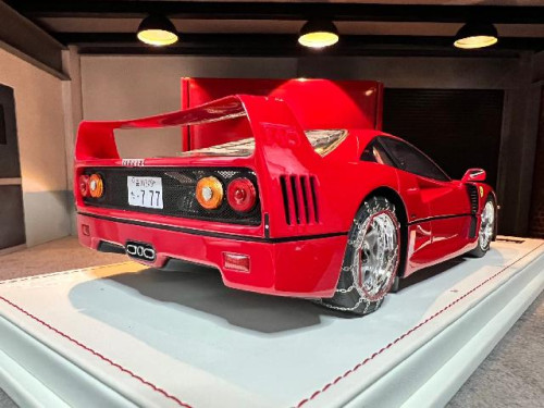 VIP18031 1:18 Ferrari F40 Winter Edition (Resin) [Width 10.5 Length 23 ...