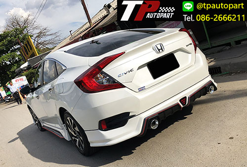 ชุดแต่งสเกิร์ตรอบคัน Honda Civic fc Mugen ซีวิค 2016 2017 2018