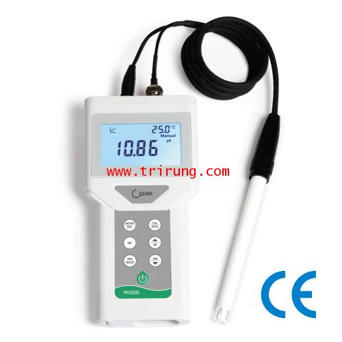เครื่องวัดค่า pH แบบพกพา PH200 Meter