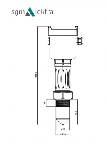เครื่องวัดระดับ RPL55 Radar Level Transmitter