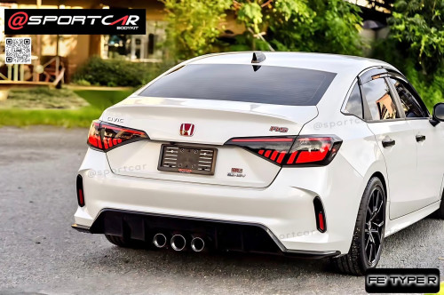 ชุดแต่ง Civic FE Type R - สเกิร์ตรอบคัน Honda Civic FE Type R MC แต่ง ...