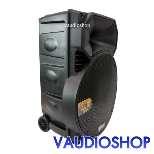 NPE TB-15BAT ตู้ลำโพง 15” มีแอมป์ในตัว ชาร์จแบตได้ NPE TB15BAT (Bluetooth/USB/ไมค์ลอย 2 ตัว) เอ็นพีอ