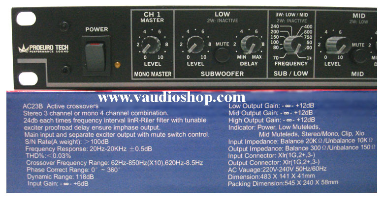 Crossover EUROTECH AC 23B