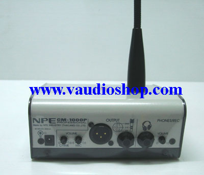 ไมโครโฟนสำหรับประกาศ มีเสียงดนตรี CHIME MICROPHONE NPE CM-1000P