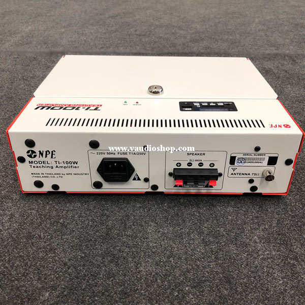 Teaching Amplifier NPE TI-100W เครื่องขยายเสียงห้องเรียน หรือ ห้องเรียน ...