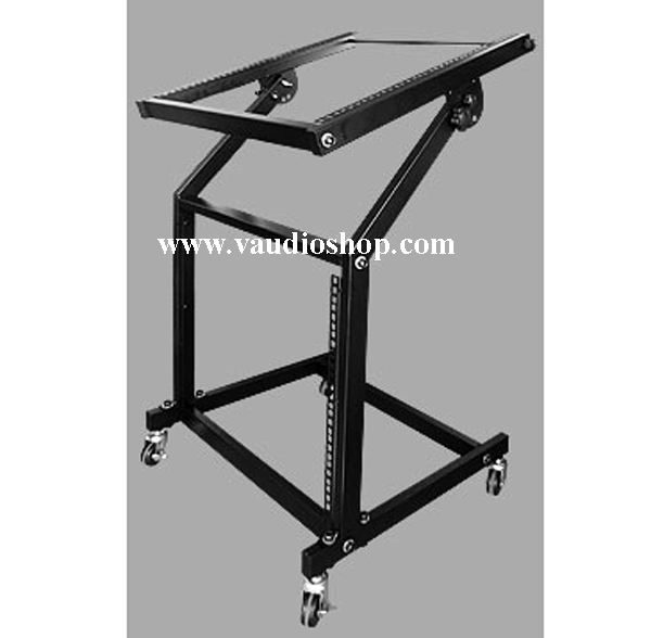 AUDIO RACK แร็คเปลือยสีดำมีล้อ ขนาด 9U NTS ST-9