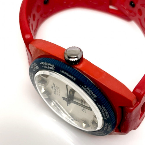 ELOGA Flipper Olympic 17 Jewels Incabloc Swiss Made ระบบไขลาน ขนาดตัว ...